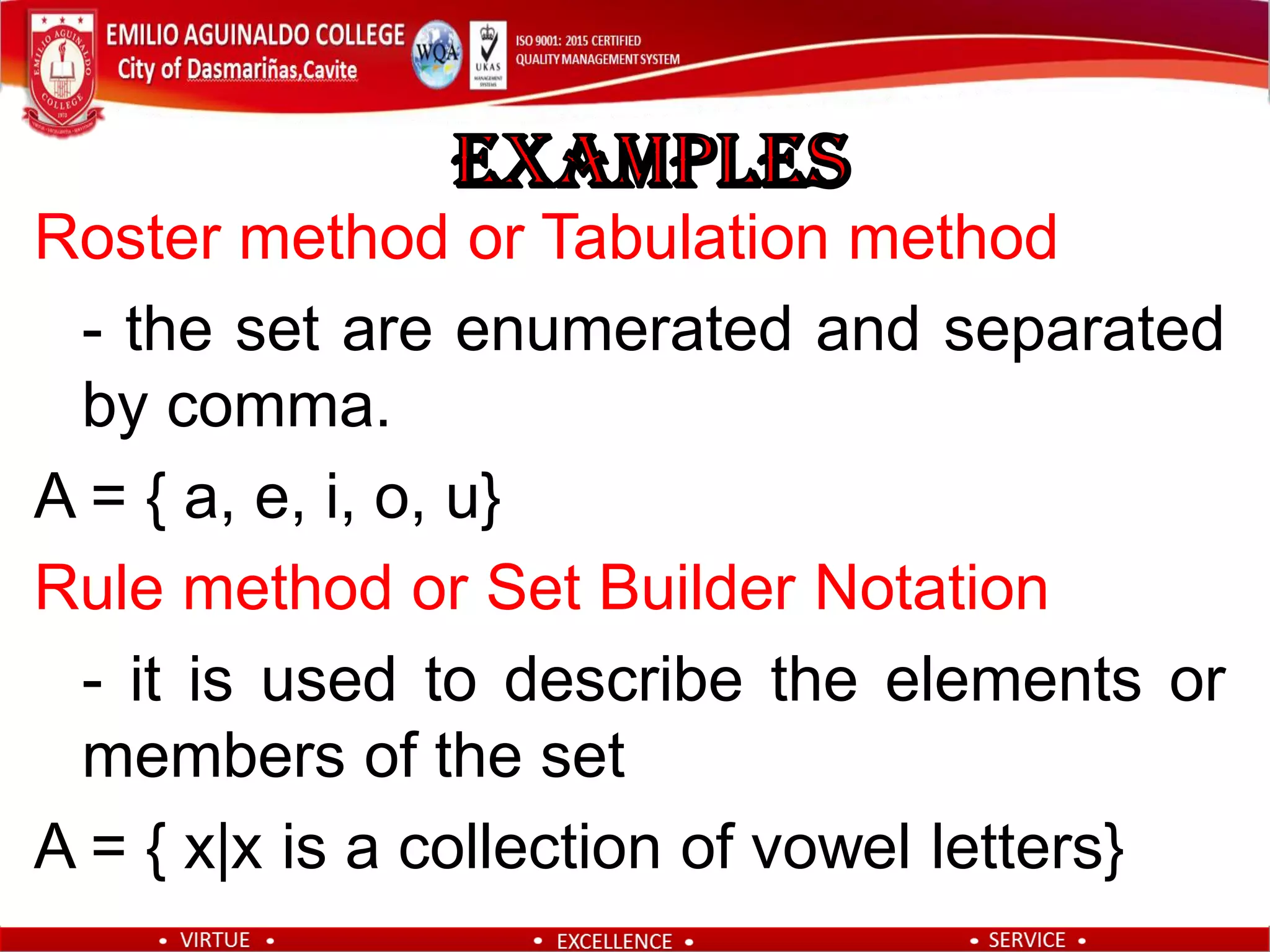 Language of Sets | PDF