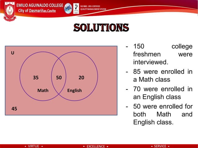 Language of Sets | PDF | Educational Assessment | Education
