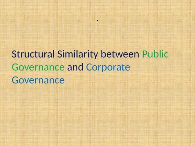 1st Session Ppt Pptx Corporate Governance Ppt