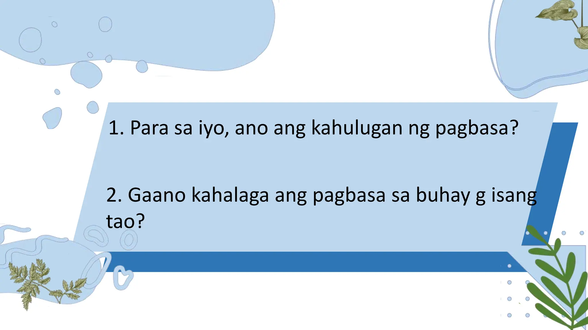 batayang kaalaman sa pagbasa, pagbasa at pagsusuri ng ibat ibang teskto ...