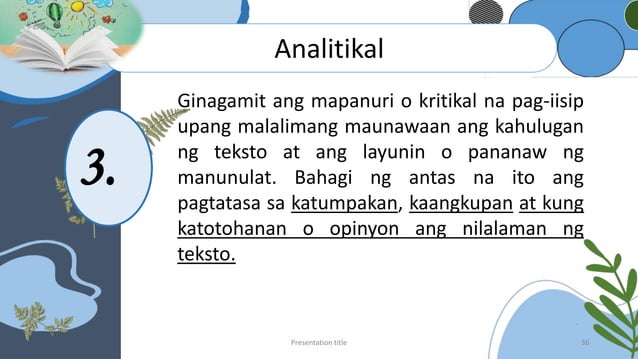 batayang kaalaman sa pagbasa, pagbasa at pagsusuri ng ibat ibang teskto ...