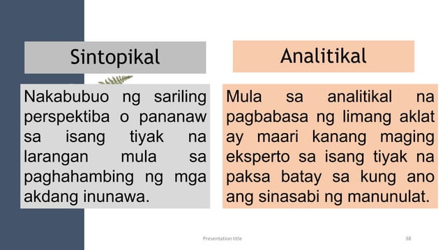 batayang kaalaman sa pagbasa, pagbasa at pagsusuri ng ibat ibang teskto ...