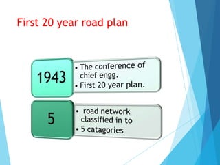 1st 20 year road plan | PPTX