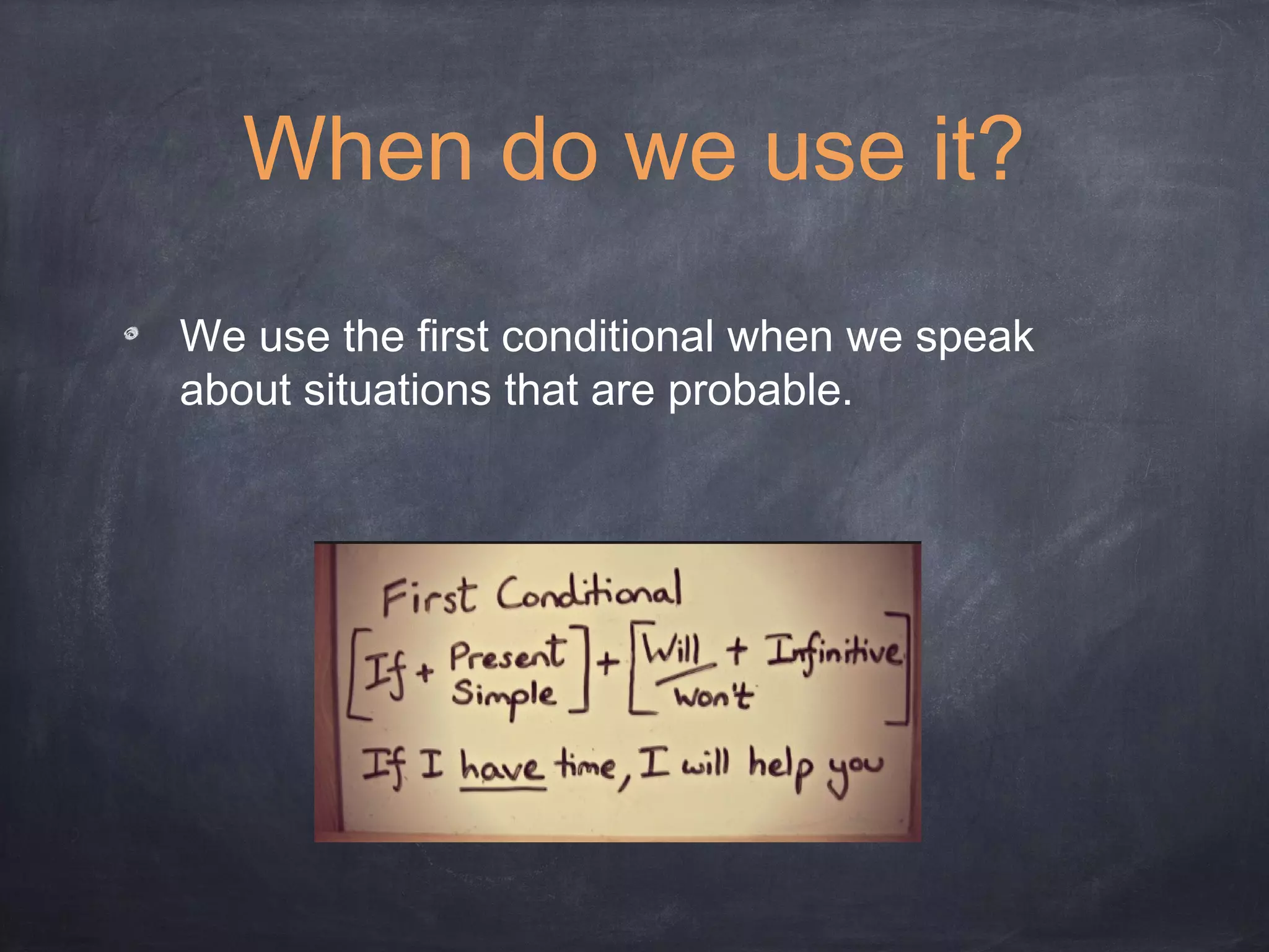 1st, 2nd and 3rd conditionals | PPT