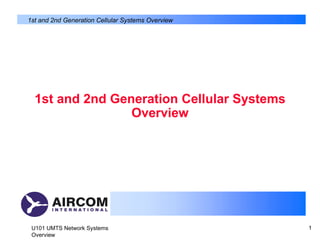 Wireless Cellular technology 1G to 5G systems | PPTX