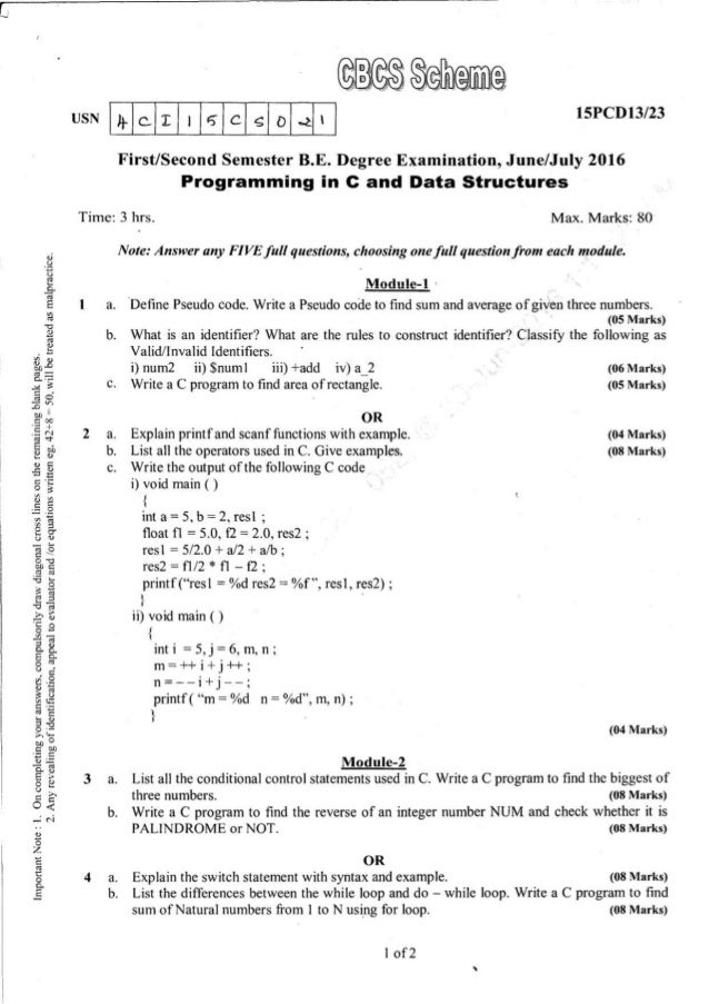 1st And 2nd Sem VTU BE CBCS Scheme C Sycle Question Papers June 2016 1st-and-2nd-sem-vtu-be-cbcs-scheme-c-sycle-question-papers-june-2016