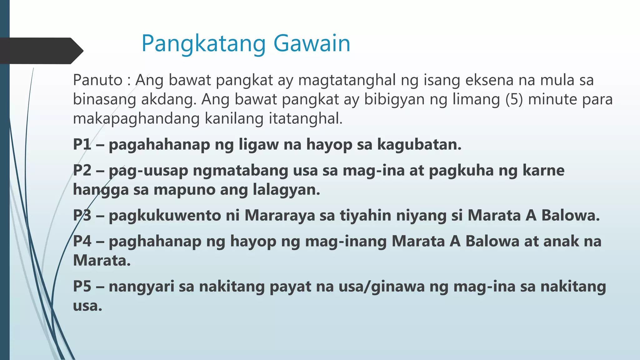 pabula (ang mataba at payat na usa) | PPTX