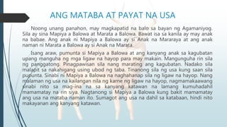 pabula (ang mataba at payat na usa) | PPTX