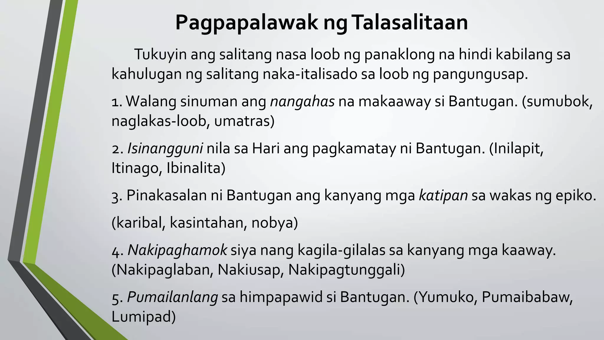 Epiko (Prinsipe Bantugan) | PPTX