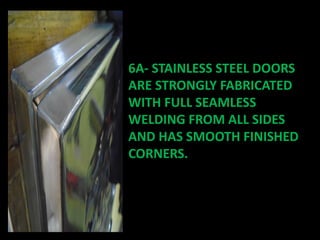 1 stainless steel safety door presentation | PDF