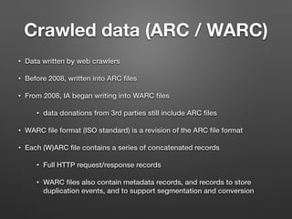 Analyzing Web Archives | PPT