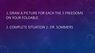 1st amendment- 5 Freedoms | PPTX