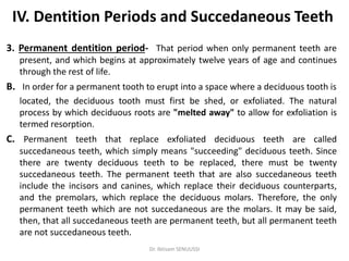 Introduction of dental anatomy | PDF
