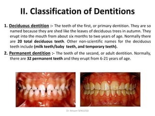 Introduction of dental anatomy | PDF