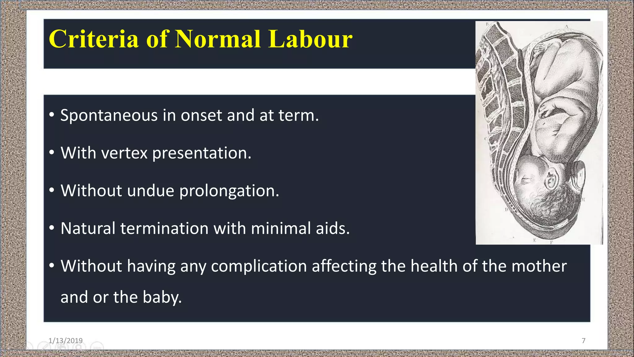 Introduction to Normal Labour | PPTX