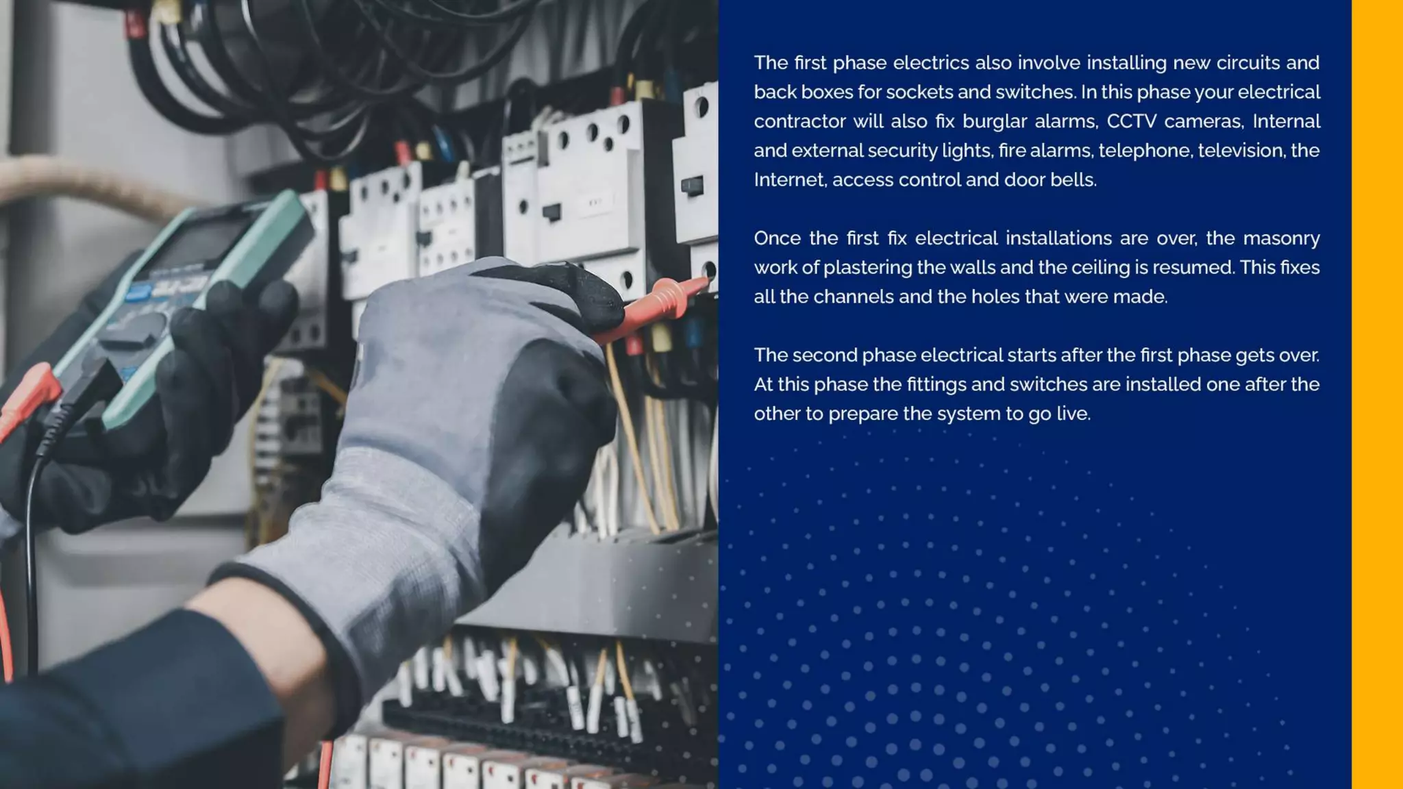 1st and 2nd Fix Electrical – Plan Ahead for Greater Comfort | PPTX