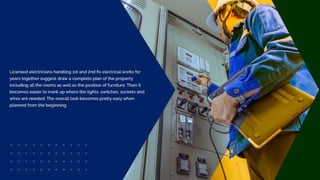 1st and 2nd Fix Electrical – Plan Ahead for Greater Comfort | PPTX