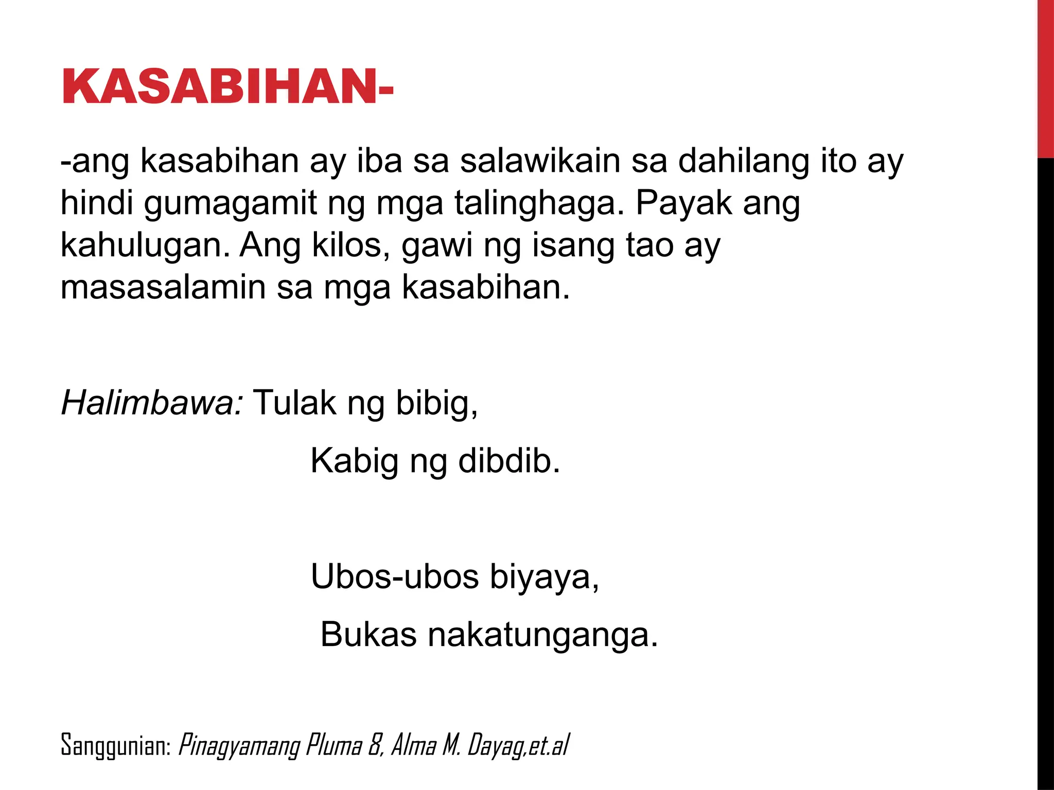 1st aralin Karunungang-bayan Filipino 9 Grade 9 | PPTX
