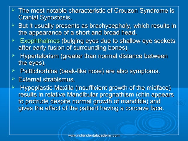 1st arch syndromes /prosthodontic courses | PPT