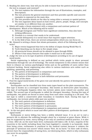 1st Quarter examination in reading .docx