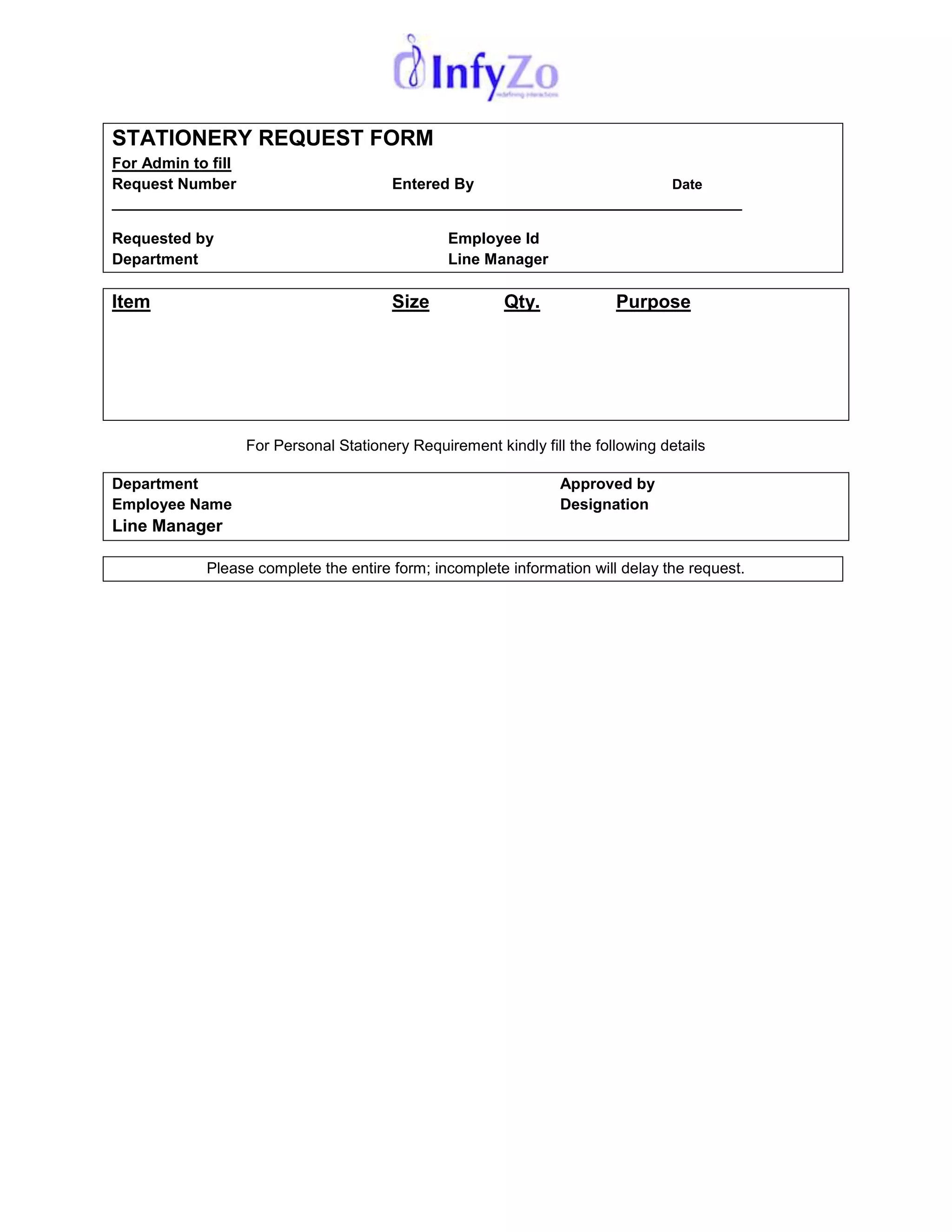 1 stationery request form | DOCX