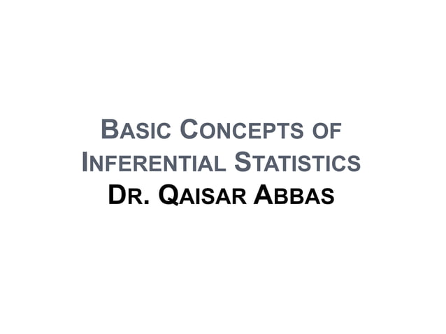 Basic concept of statistics | PPTX | Science