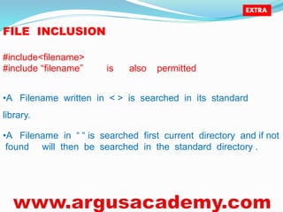 C programming basics | PPSX | Programming Languages | Computing