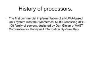 NUMA overview | PPT | Computing | Technology & Computing