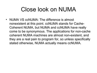 Overview on NUMA | PPT