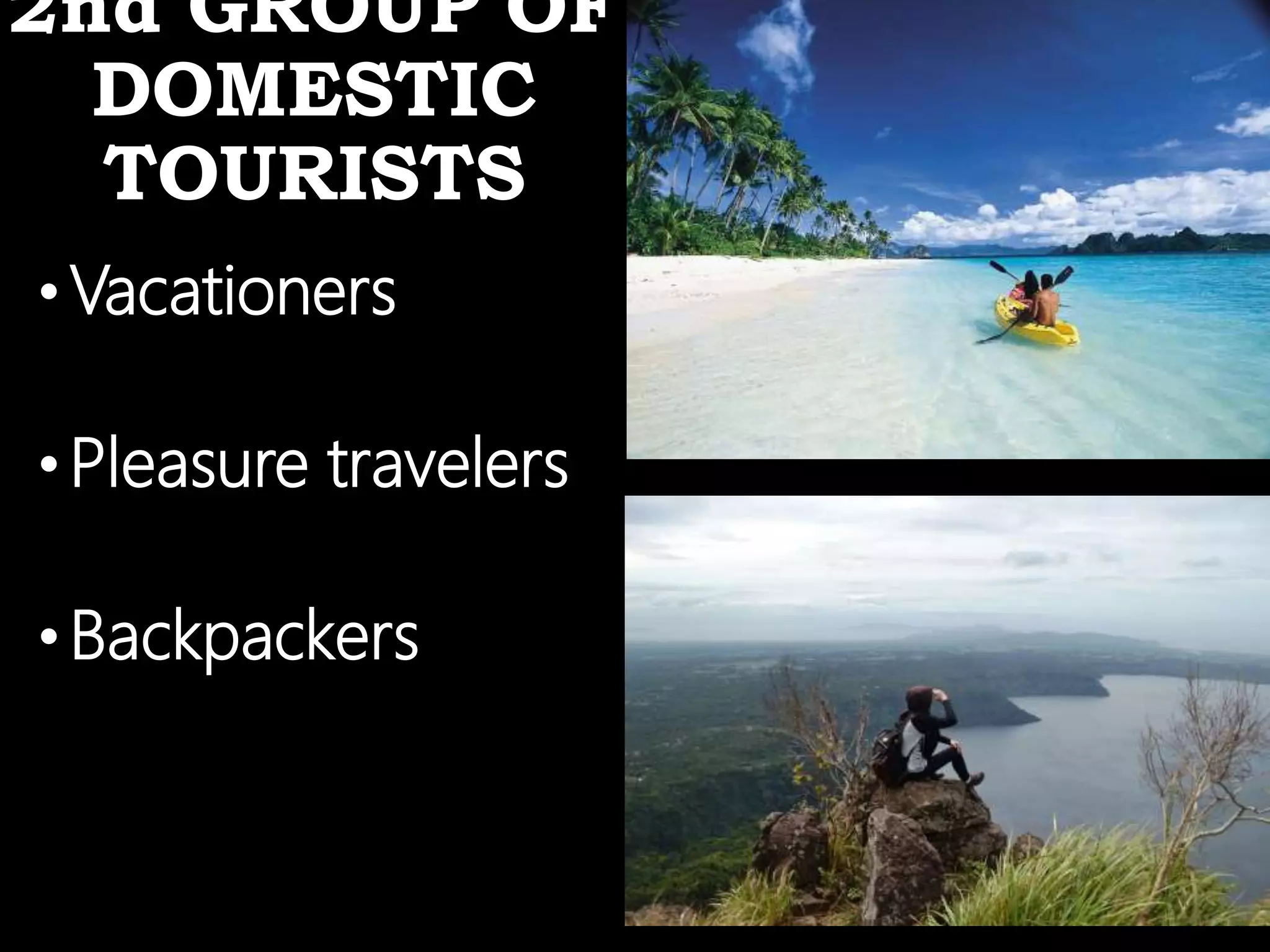 1st chapter: Domestic Tourism | PPTX