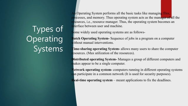 Chapter 1 Introduction to Operating System Concepts | PPTX | Operating ...