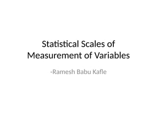 1st Class-statistics course-Measurement Scales.pptx
