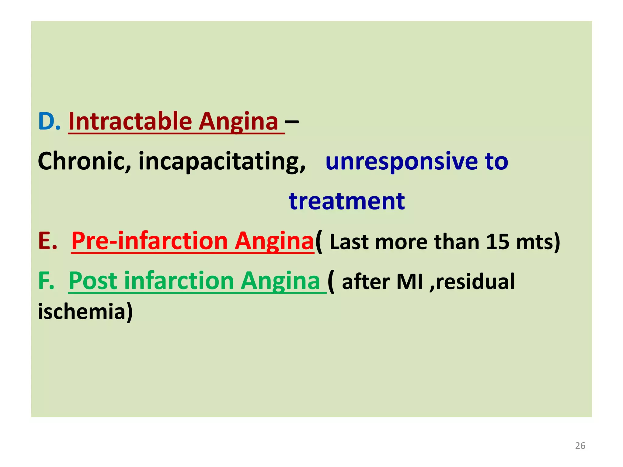 Chest Pain- Differential Diagnosis | PPTX