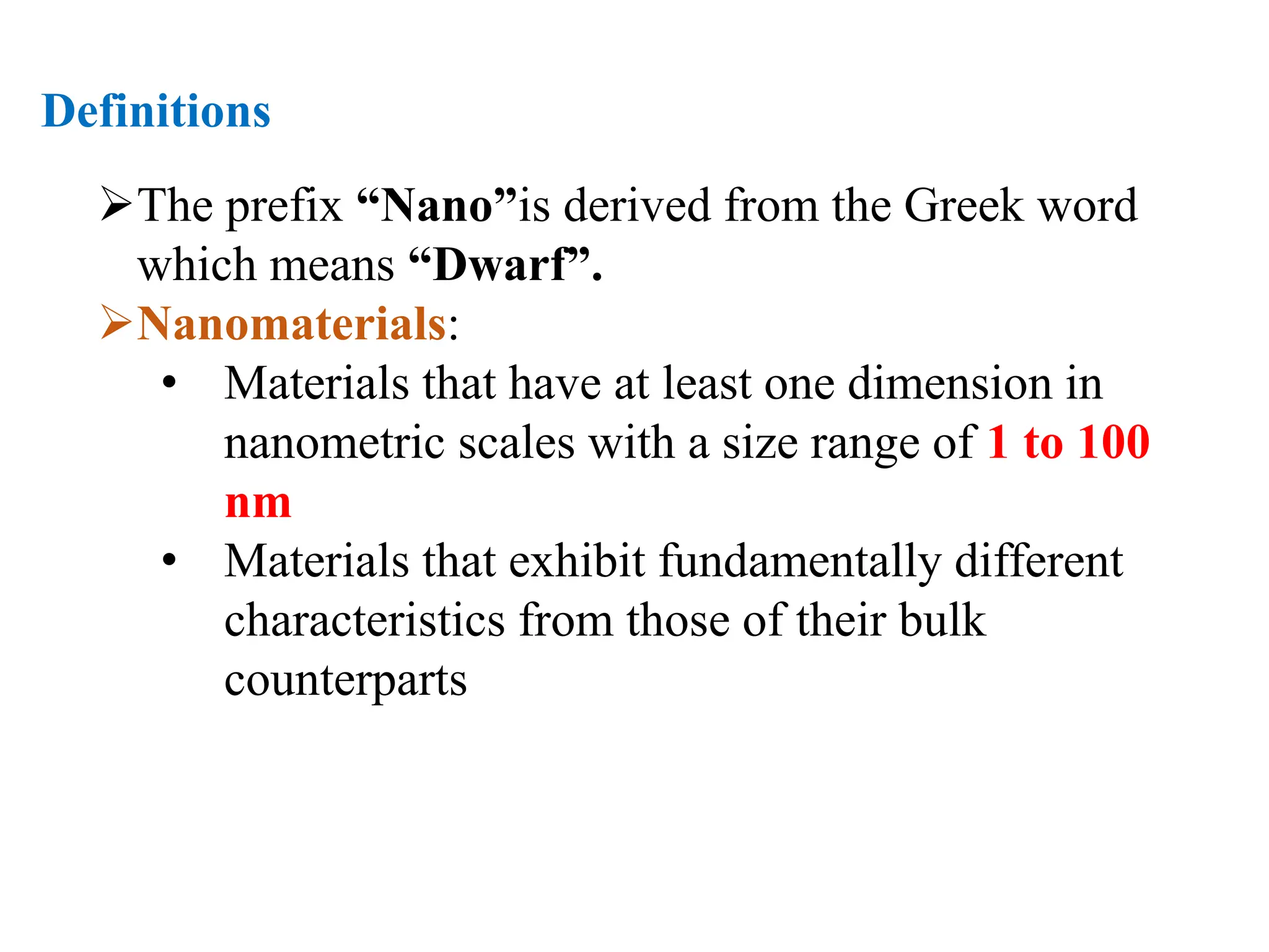 Introduction to nano materials for Engineering students | PPTX