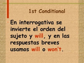1st conditional | PPT