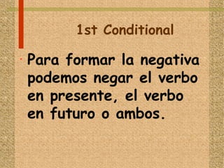 1st conditional | PPT