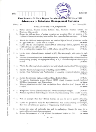 1st and 2nd Semester M Tech: Computer Science and Engineering (Dec-2015 ...