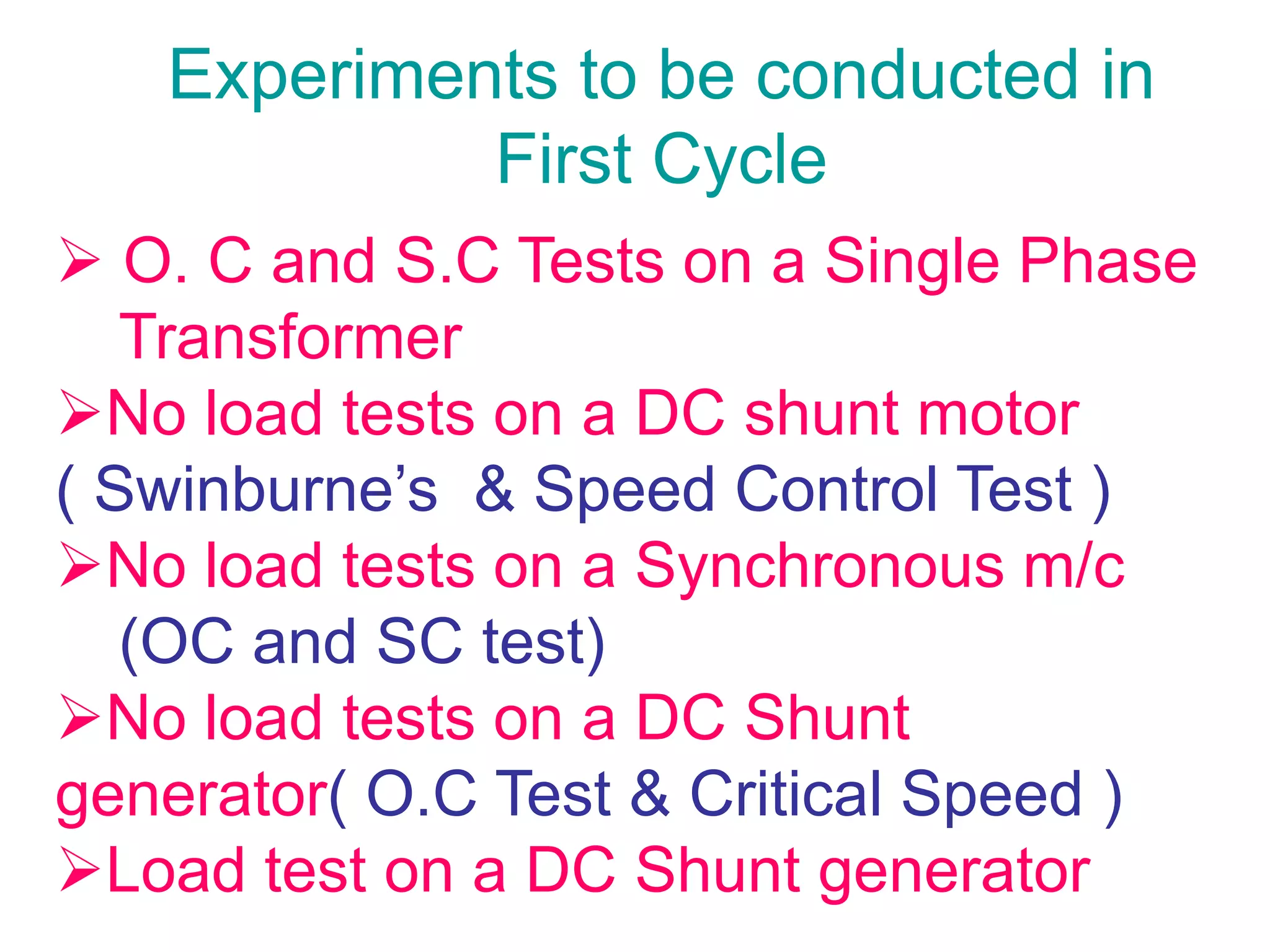 1st cycle emec lab orientation | PDF