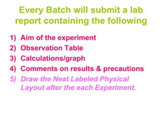 1st cycle emec lab orientation | PPT