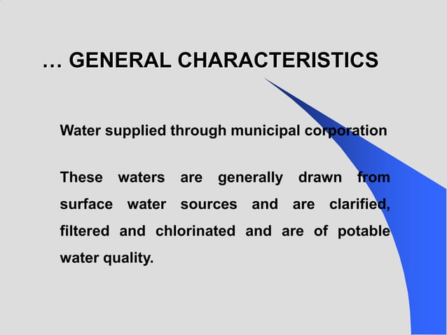 Water Treatment Basic process discription | PPT