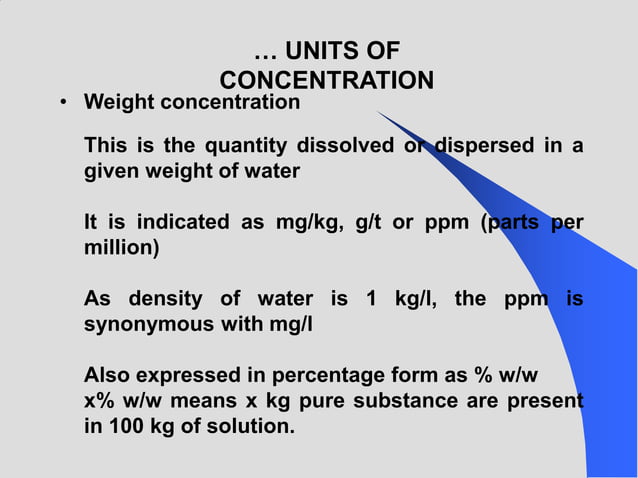 Water Treatment Basic process discription | PPT