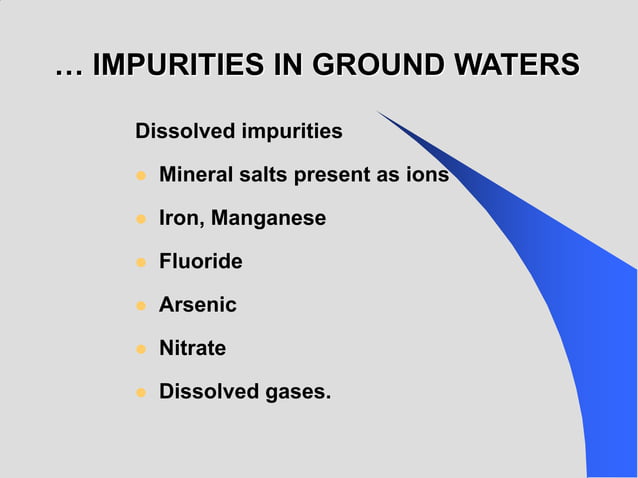 Water Treatment Basic process discription | PPT | Free Download
