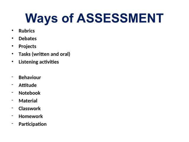 Presentation for your first day of English Class | PPT