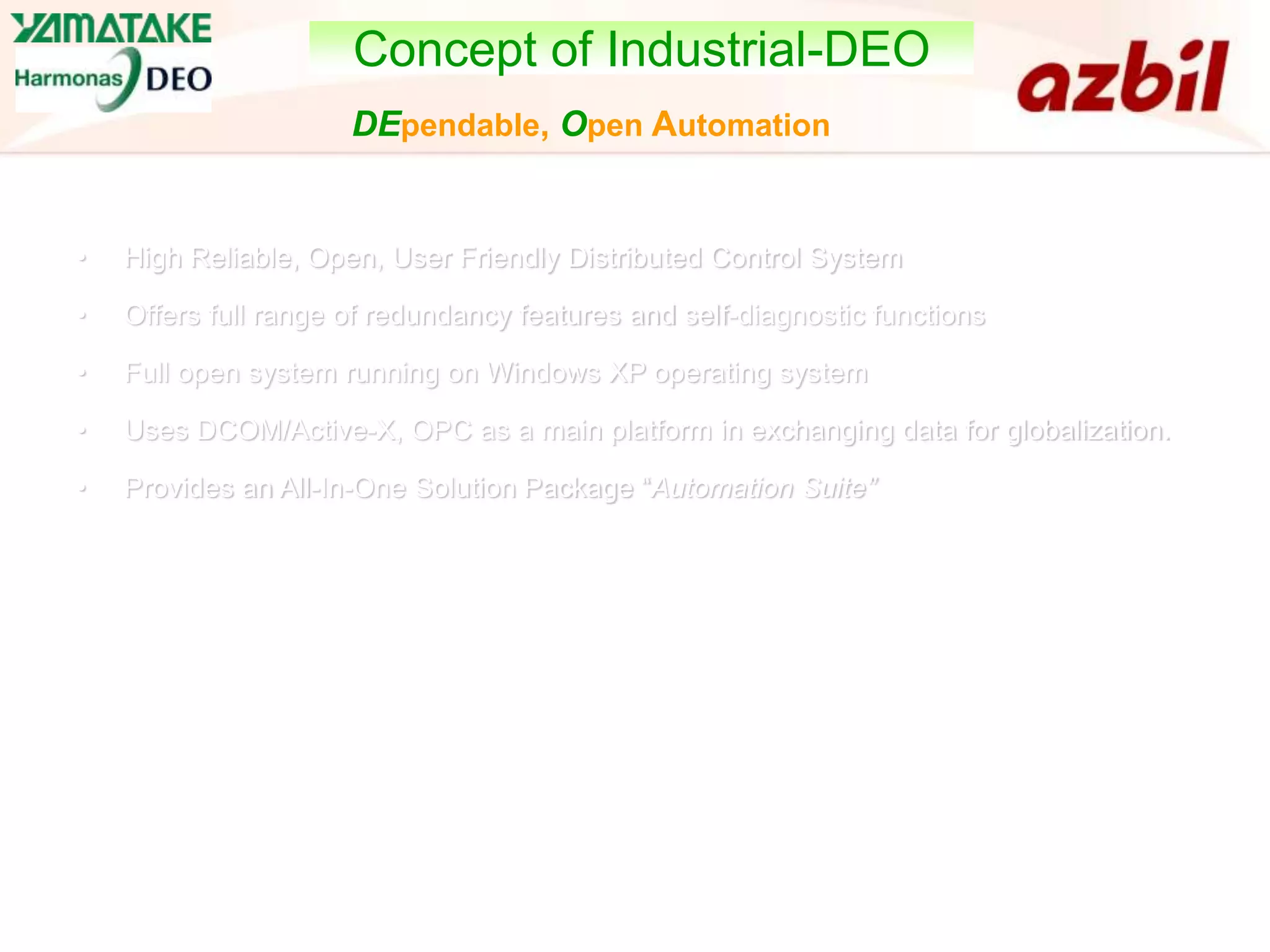 1st day Introduction of Harmonas-DEO (Hardware & Software) azbil.ppt