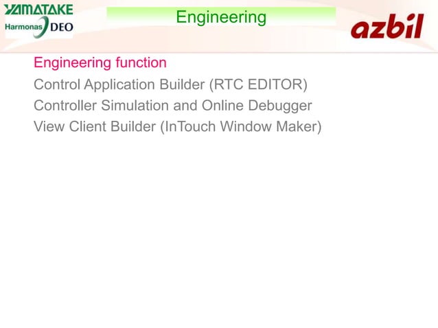 1st day Introduction of Harmonas-DEO (Hardware & Software) azbil.ppt
