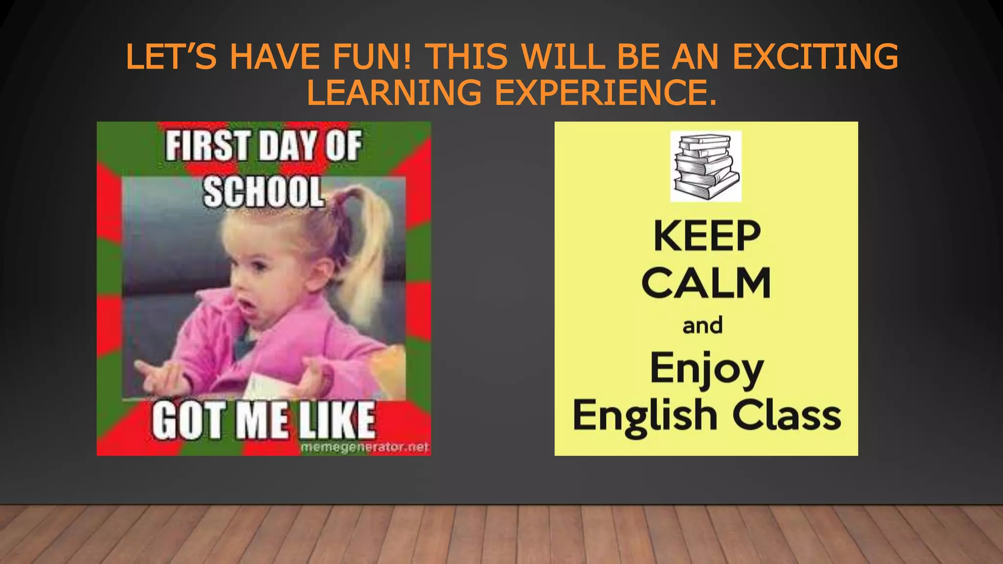 1st day of school | PPT