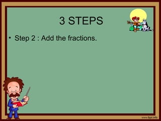 Adding Mixed Fractions with Regrouping | PPT