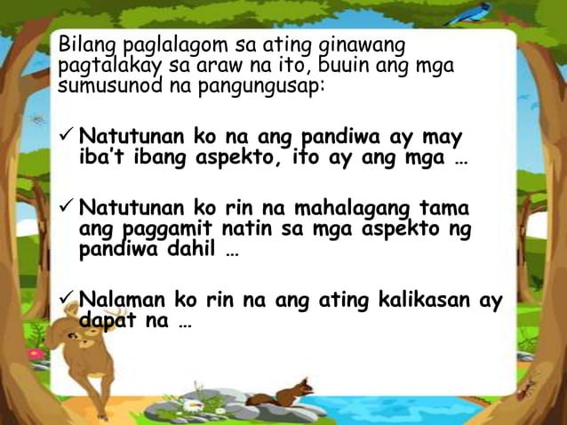 Filipino 9 Gramatika: Pandiwang nasa Panaganong Paturol | PPTX