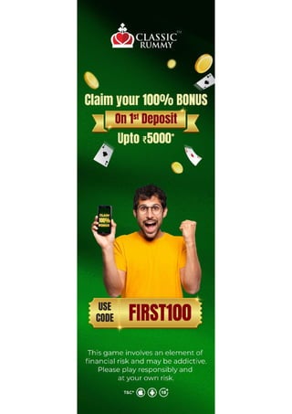 TRIPLE BONANZA – WELCOME OFFER @ Classic Rummy | PDF