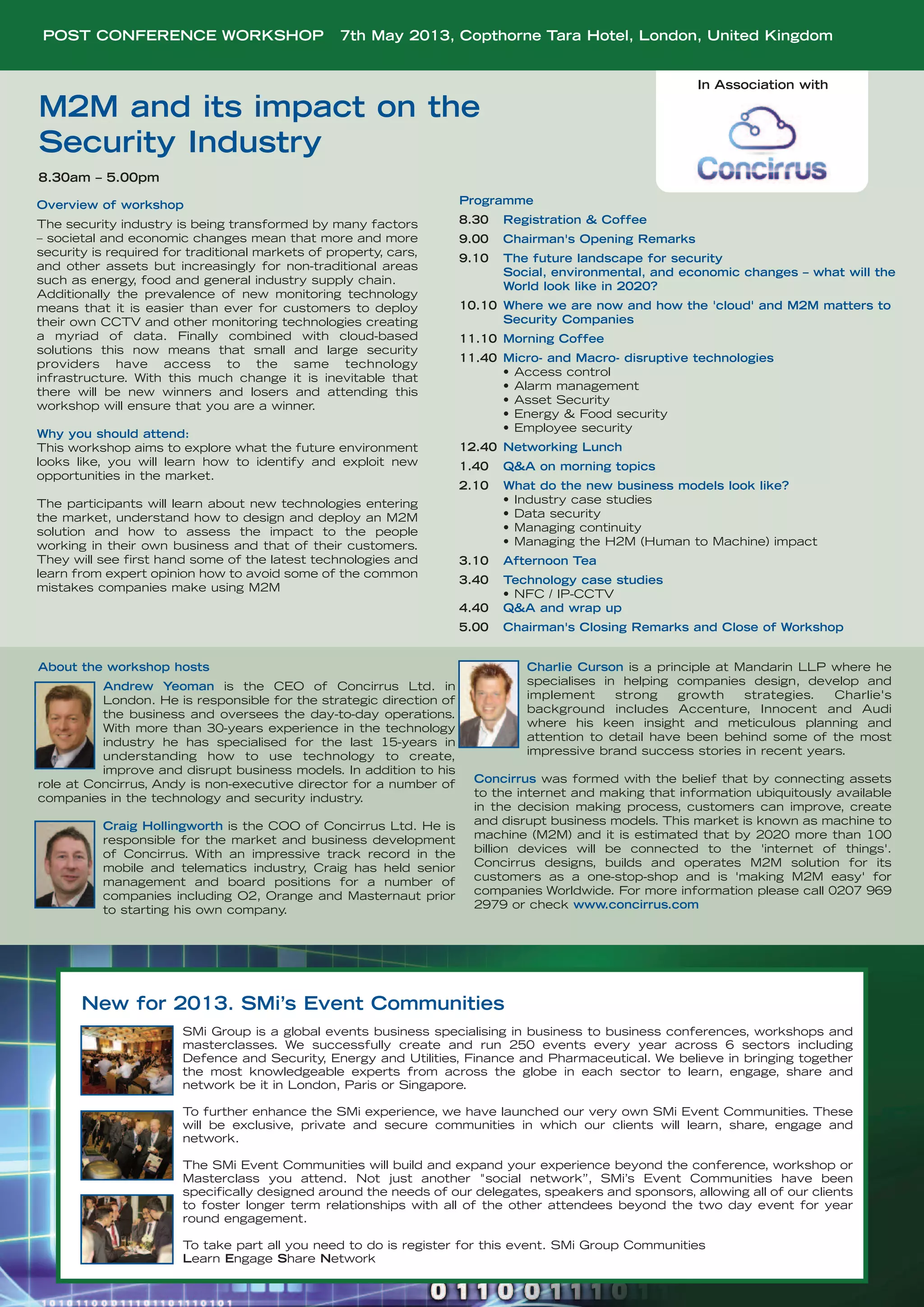 m2m for the Security Industry | PDF